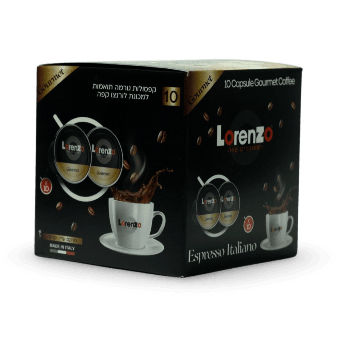 מארז 10 קפסולות לורנצו – קפה גורמה - LORENZO CAFE | לורנצו קפה ...